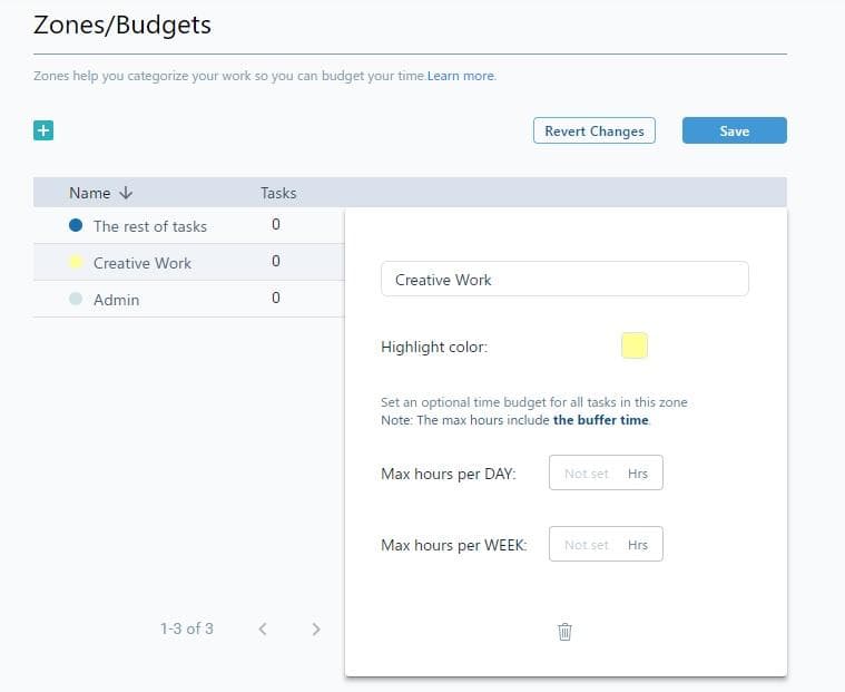Maintaining Zones | SkedPal Knowledge Base