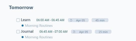 Planning Routines and Habits | SkedPal Knowledge Base